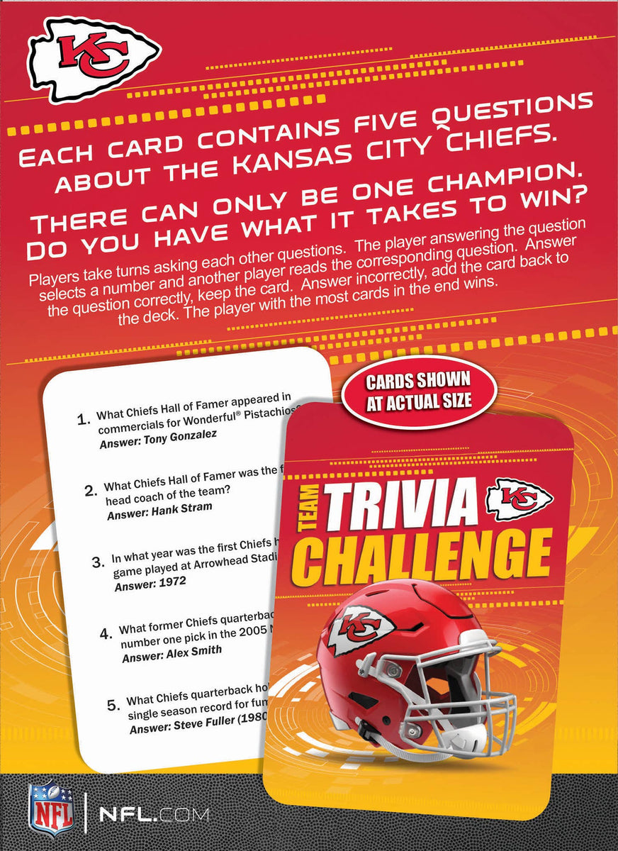 Kansas City Chiefs Trivia Challenge – Moonshine and Lace Boutique