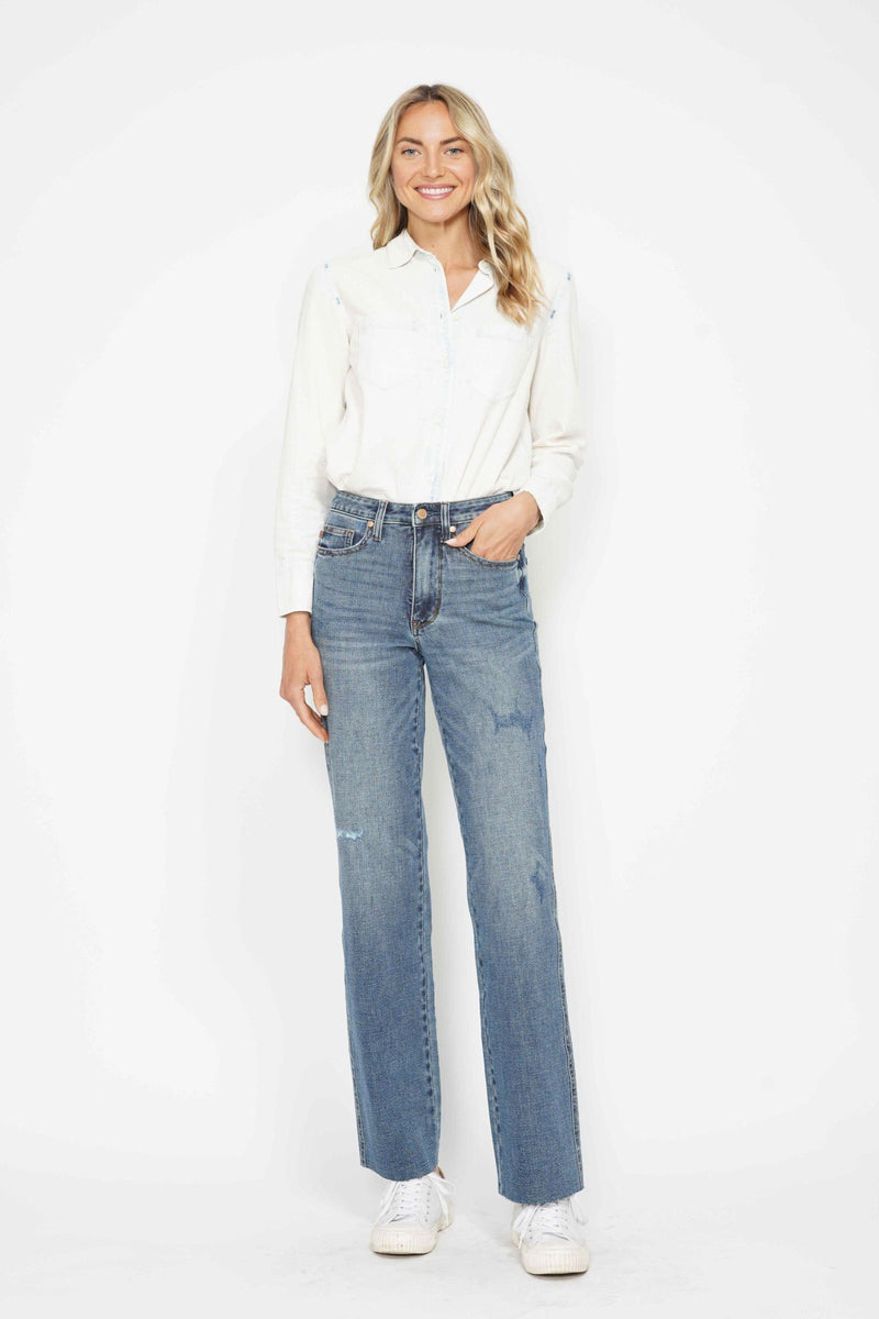 Katlyn - Judy Blue Tummy Control Slim Bootcut Jeans – Moonshine and ...